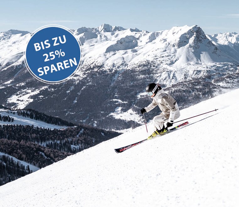 Skispaß im Skigebiet Nauders am Reschenpass